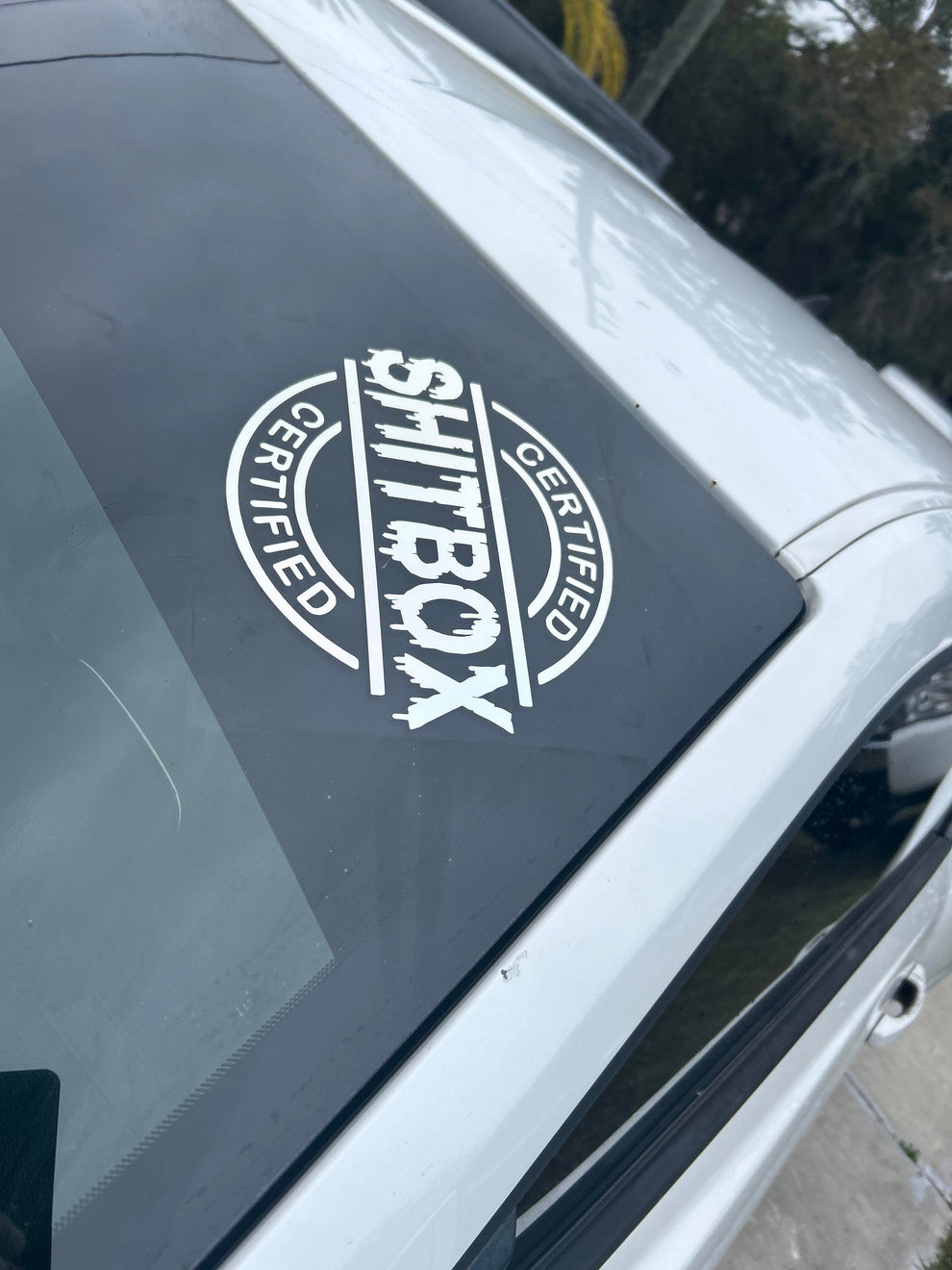 Certified shitbox car decal | window decal | vinyl decal | holographic ...