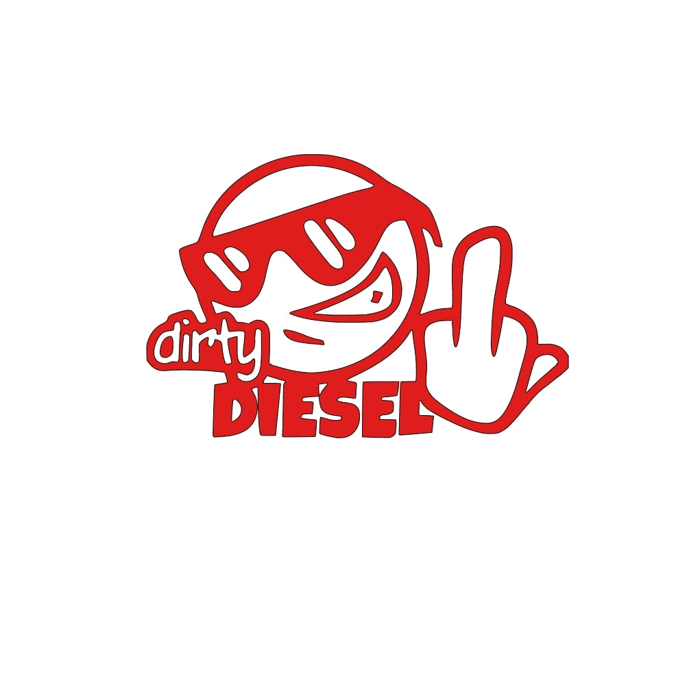 Dirty diesel truck decal, Bumper sticker window decal – Varelli's Decals