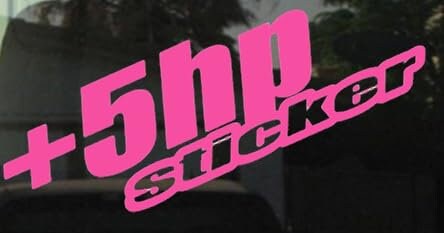 5hp sticker jdm funny decal bumper sticker for car or truck – Varelli's ...