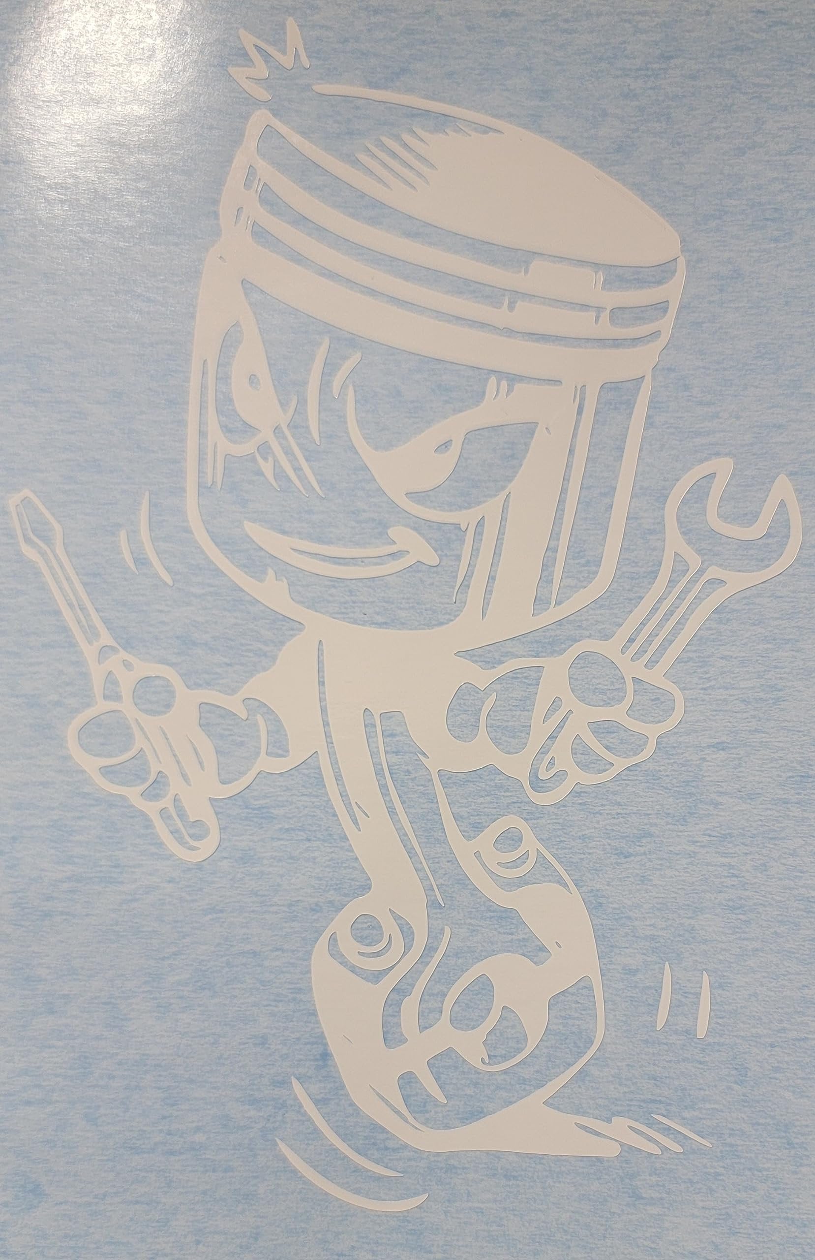 Piston mechanic decal, car, truck, tool box decal for mechanics, techn ...